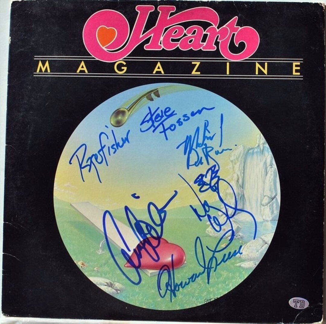 Heart - Magazine Signed Album X6 - Nancy Wilson, Ann Wilson, Roger ...