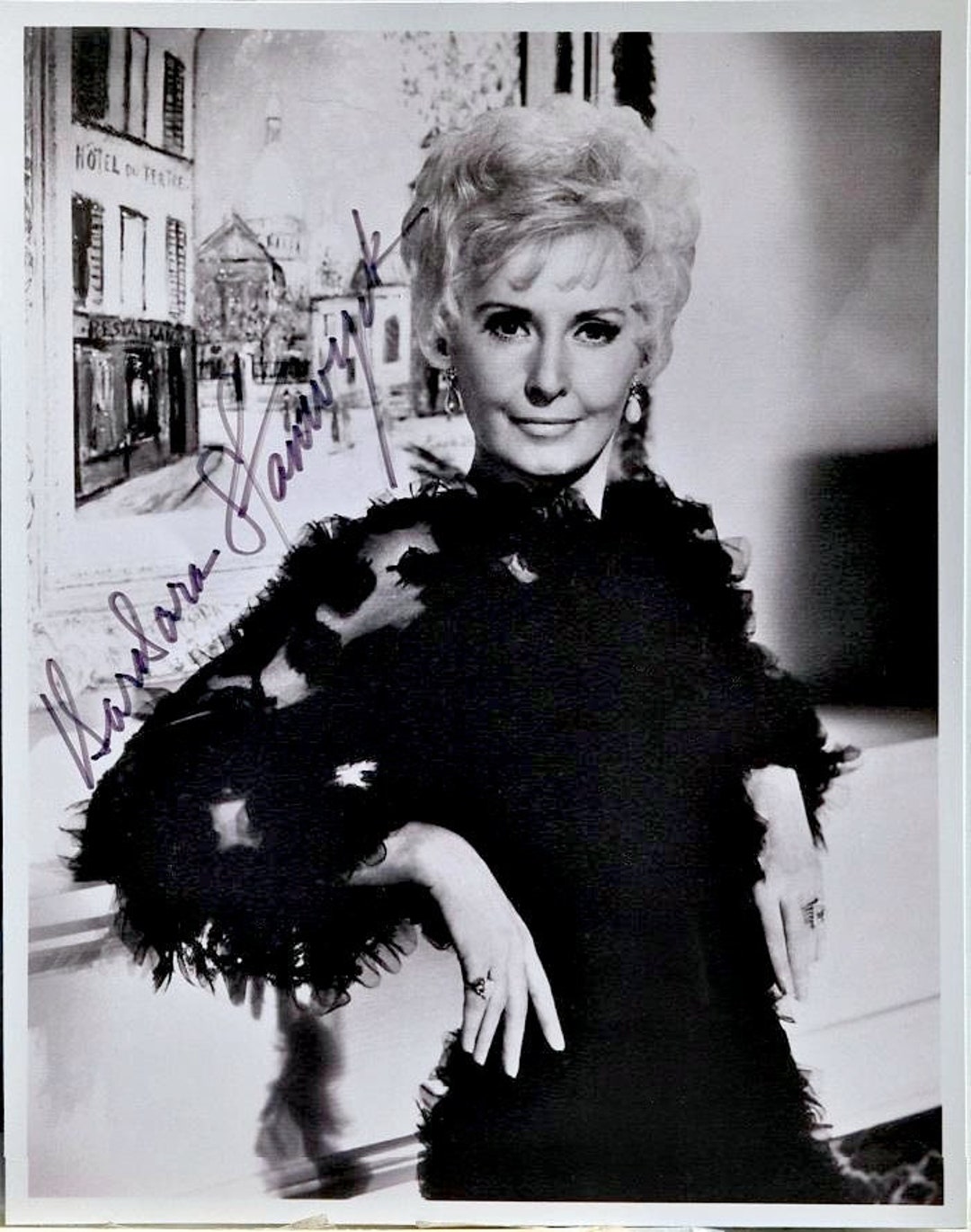 Barbara Stanwyck Signed Photo - Dynasty - W/COA - Etsy