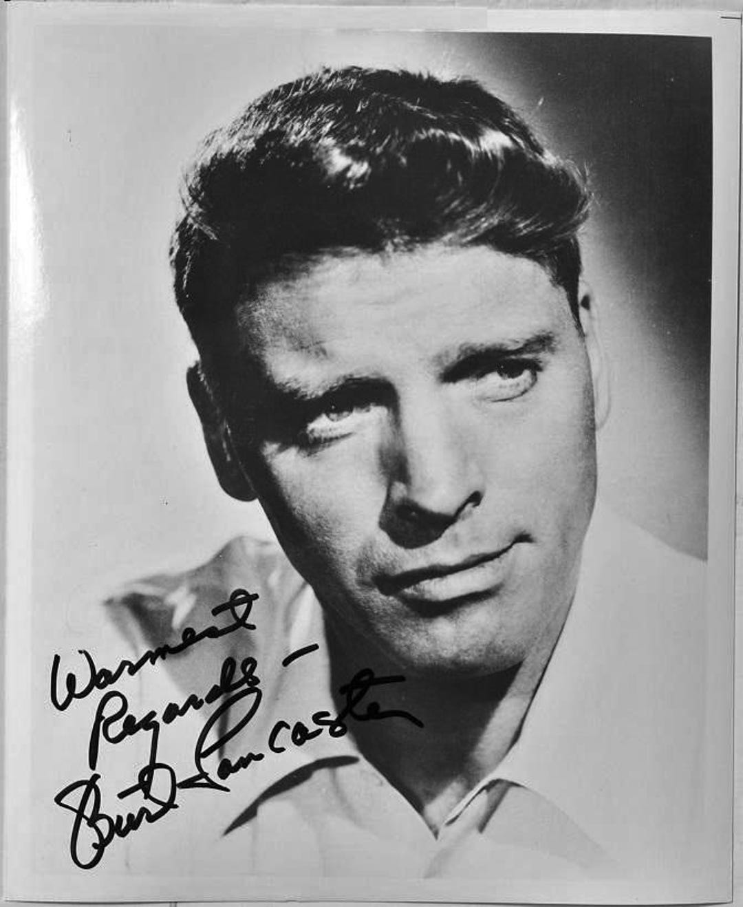 Burt Lancaster Signed Photo - From Here to Eternity - the Rainmaker ...