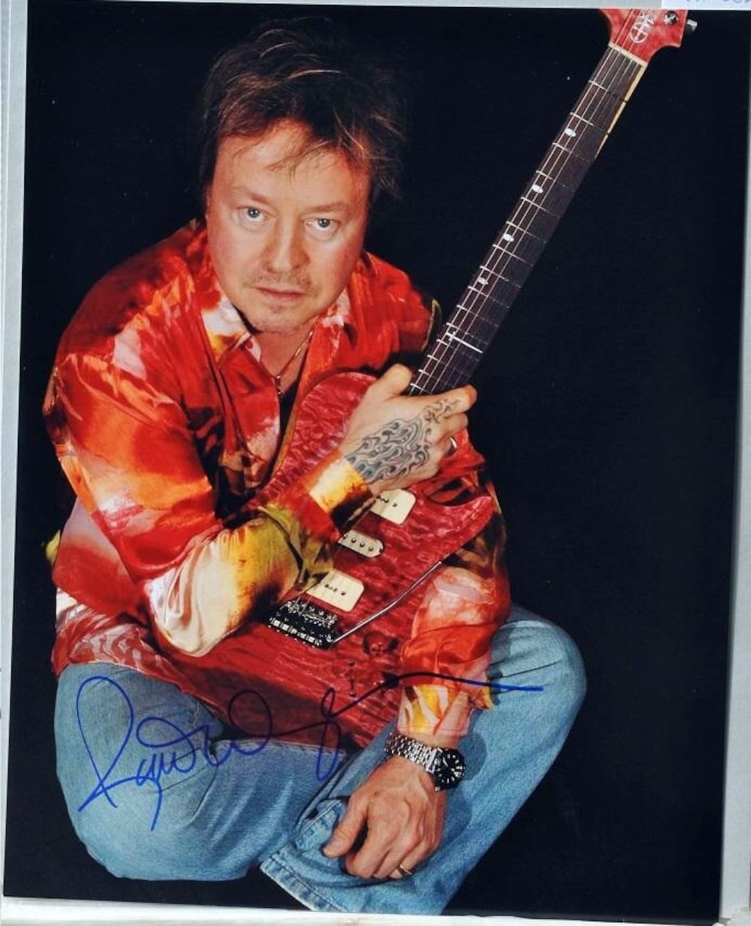 Rick Derringer Signed Photo – the Mccoys, Johnny Winter - W/COA - Etsy
