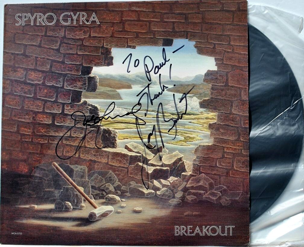 Spyro Gyra- Breakout Signed Album X2 - Jay Beckenstein & Julio ...