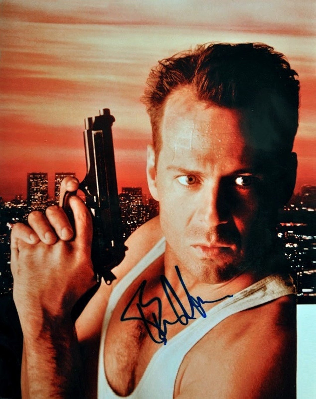 Bruce Willis Signed Photo - Die Hard W/COA - Etsy