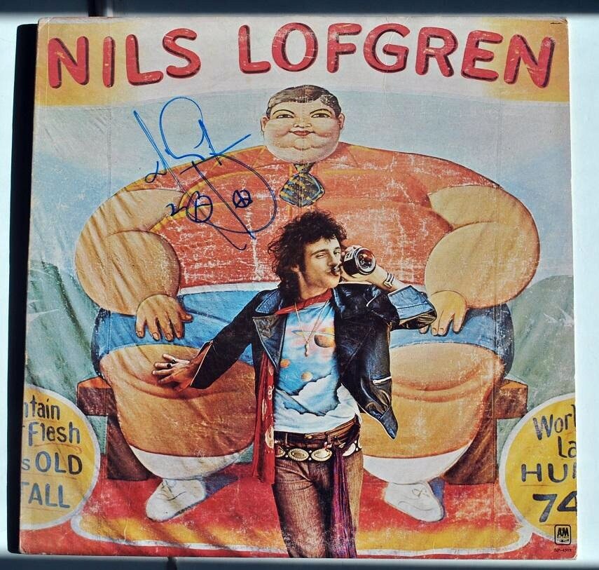Nils Lofgren Signed Album Bruce Springsteen E Street Band W/COA - Etsy