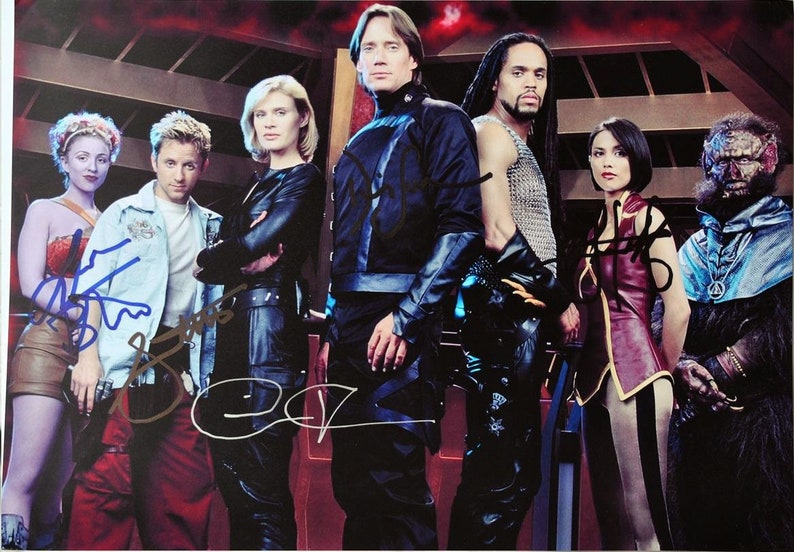 Andromeda Cast Signed Photo X5 – Kevin Sorbo, Lisa Ryder + W/COA - Etsy
