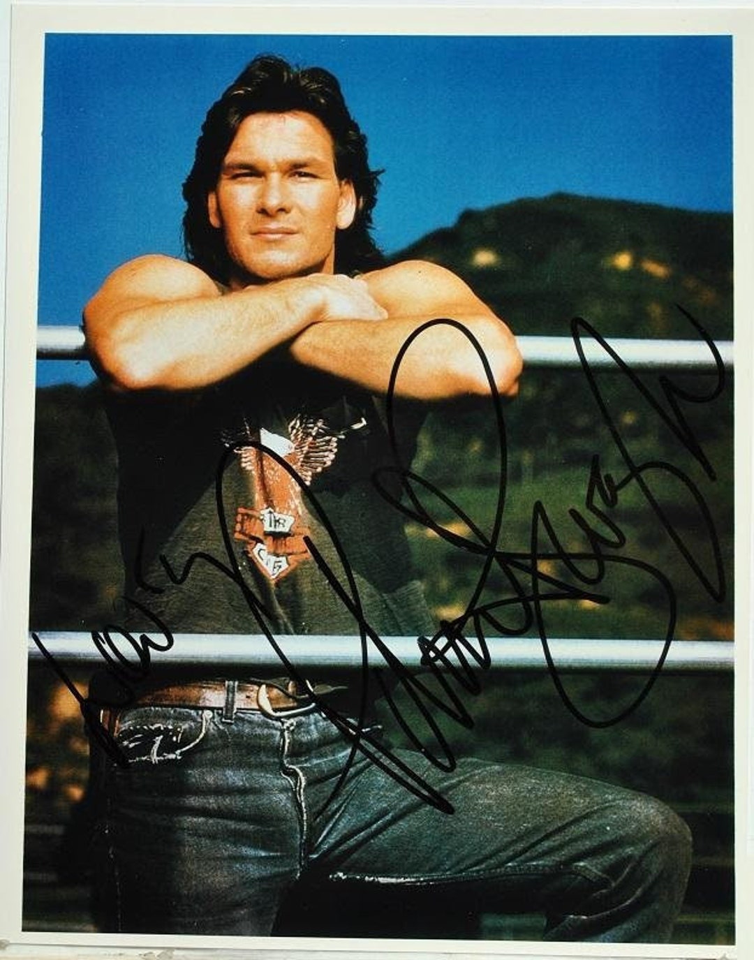 Patrick Swayze Signed Photo Road House, Ghost, Point Break W/COA - Etsy