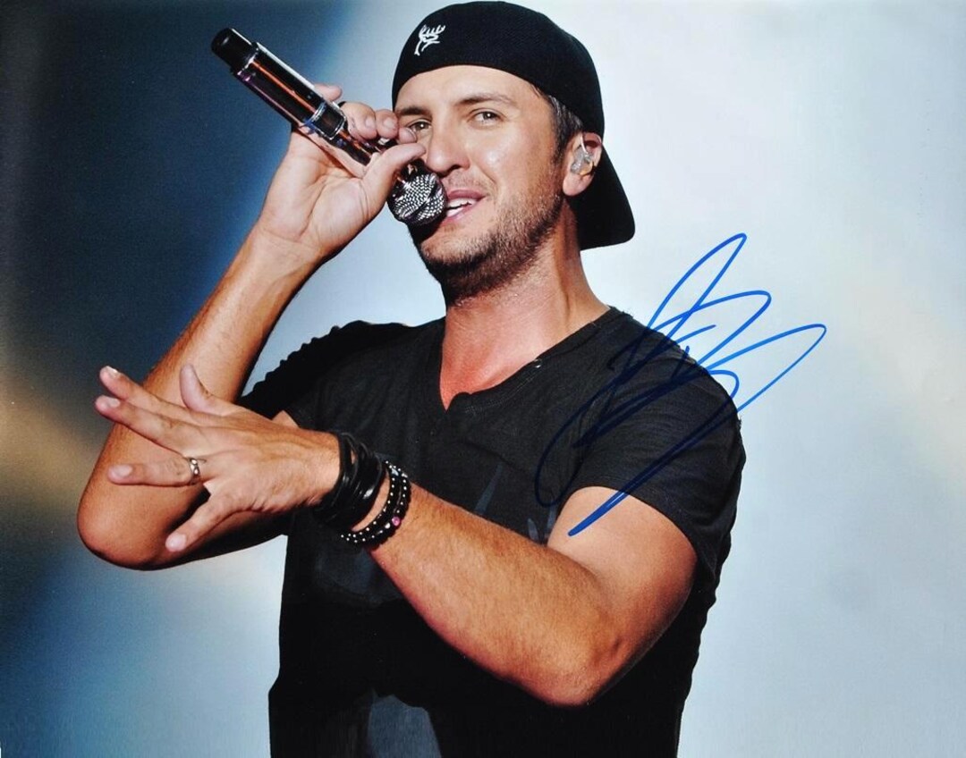 Luke Bryan Signed Photo - 11"x 14" W/COA - Etsy