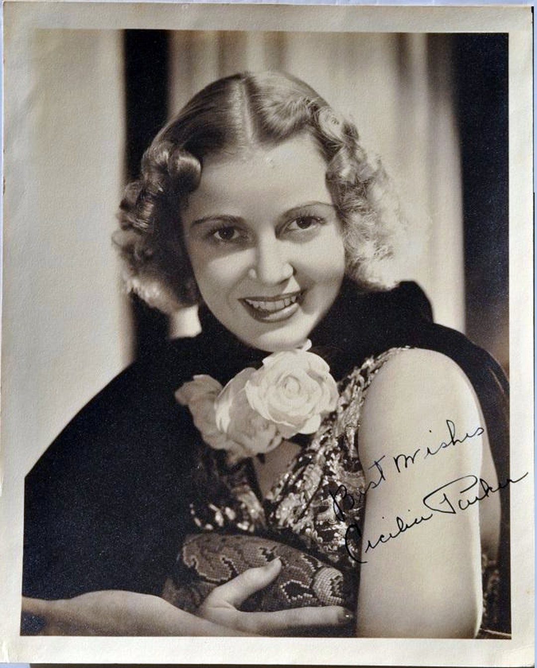 Cecilia Parker Signed Photo - Andy Hardy - W/COA - Etsy