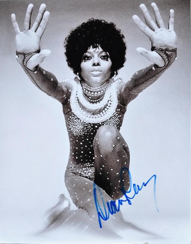 Diana Ross Signed Photo - the Supremes W/COA - Etsy
