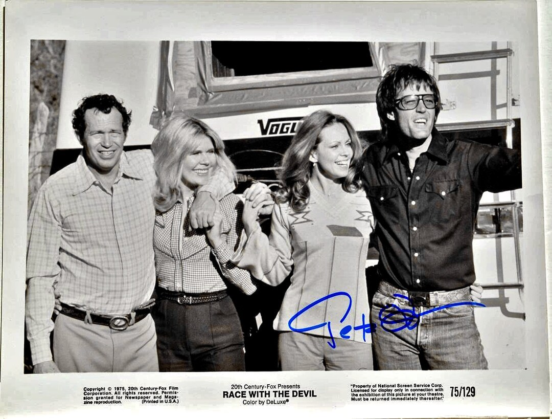 Peter Fonda Signed Photo - Race With the Devil - W/COA - Etsy