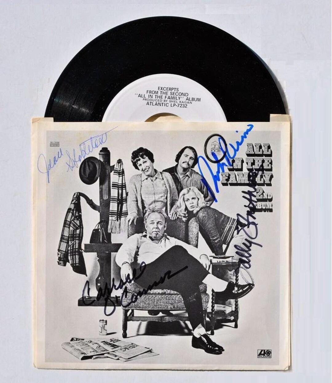 All in the Family Signed Record X4 – Carol O’connor, Jean Stapleton ...