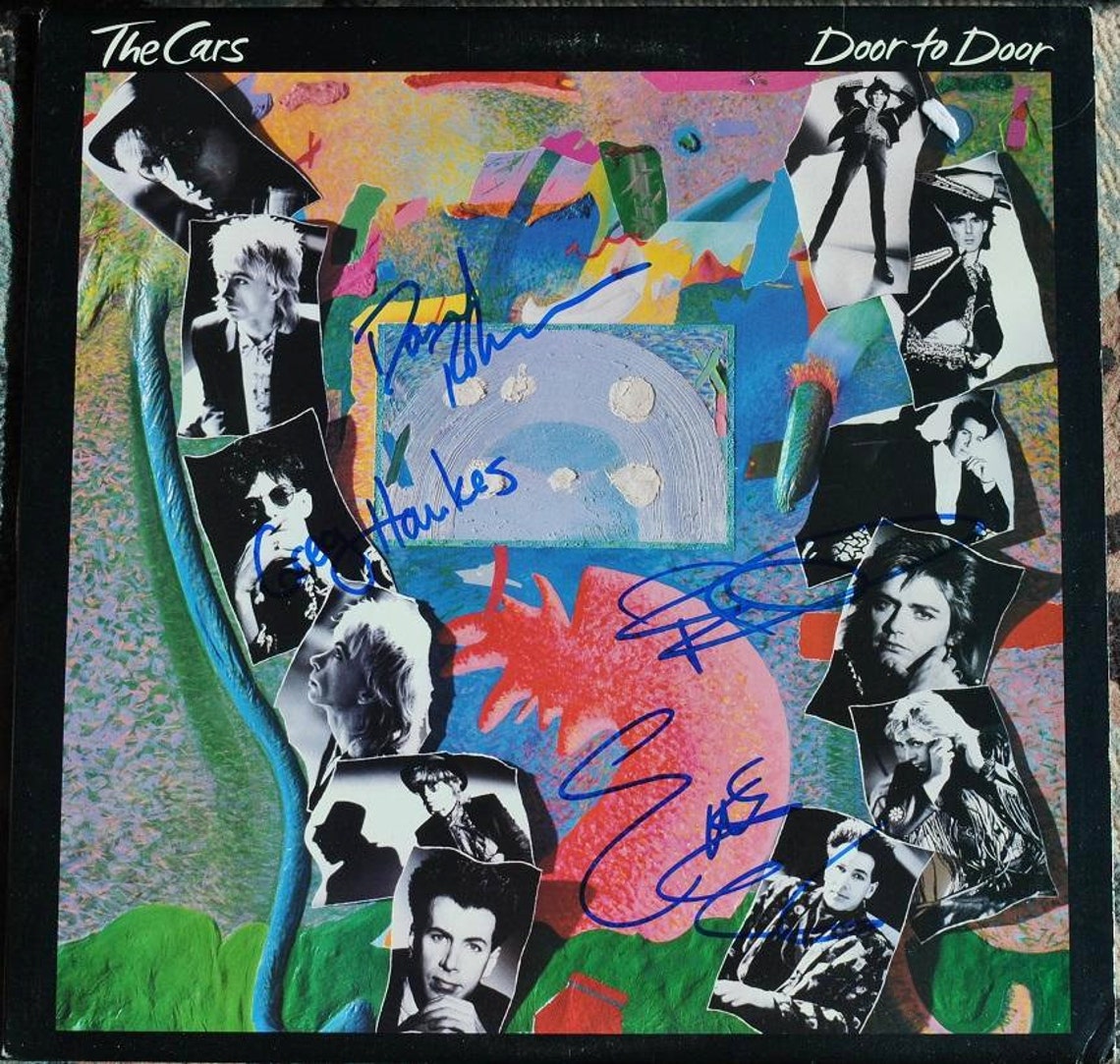 The Cars - Door to Door Signed Album X4 - Ric Ocasek, Greg Hawkes ...