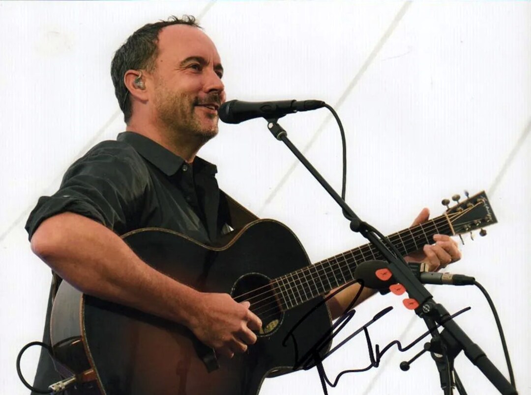Dave Matthews Signed Photo - Dave Matthews Band W/COA - Etsy