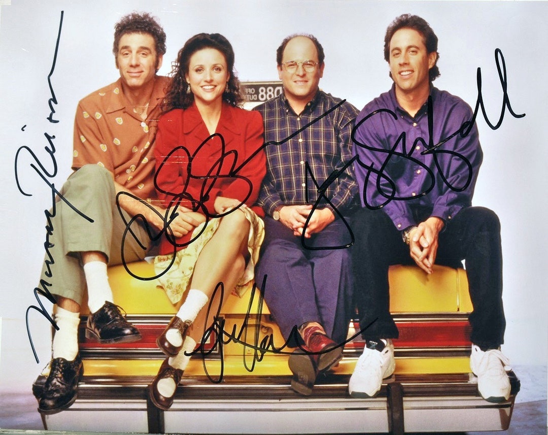 Seinfeld Cast Signed Photo X4 Jerry Seinfeld W/COA - Etsy