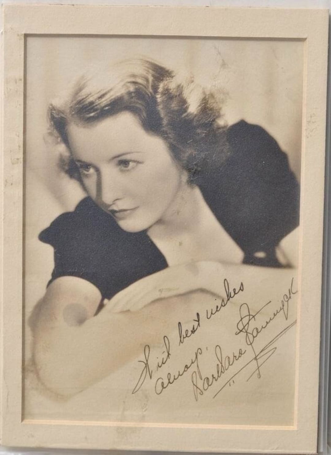 Barbara Stanwyck Signed Photo - Executive Suite, the Thorn Birds, the ...