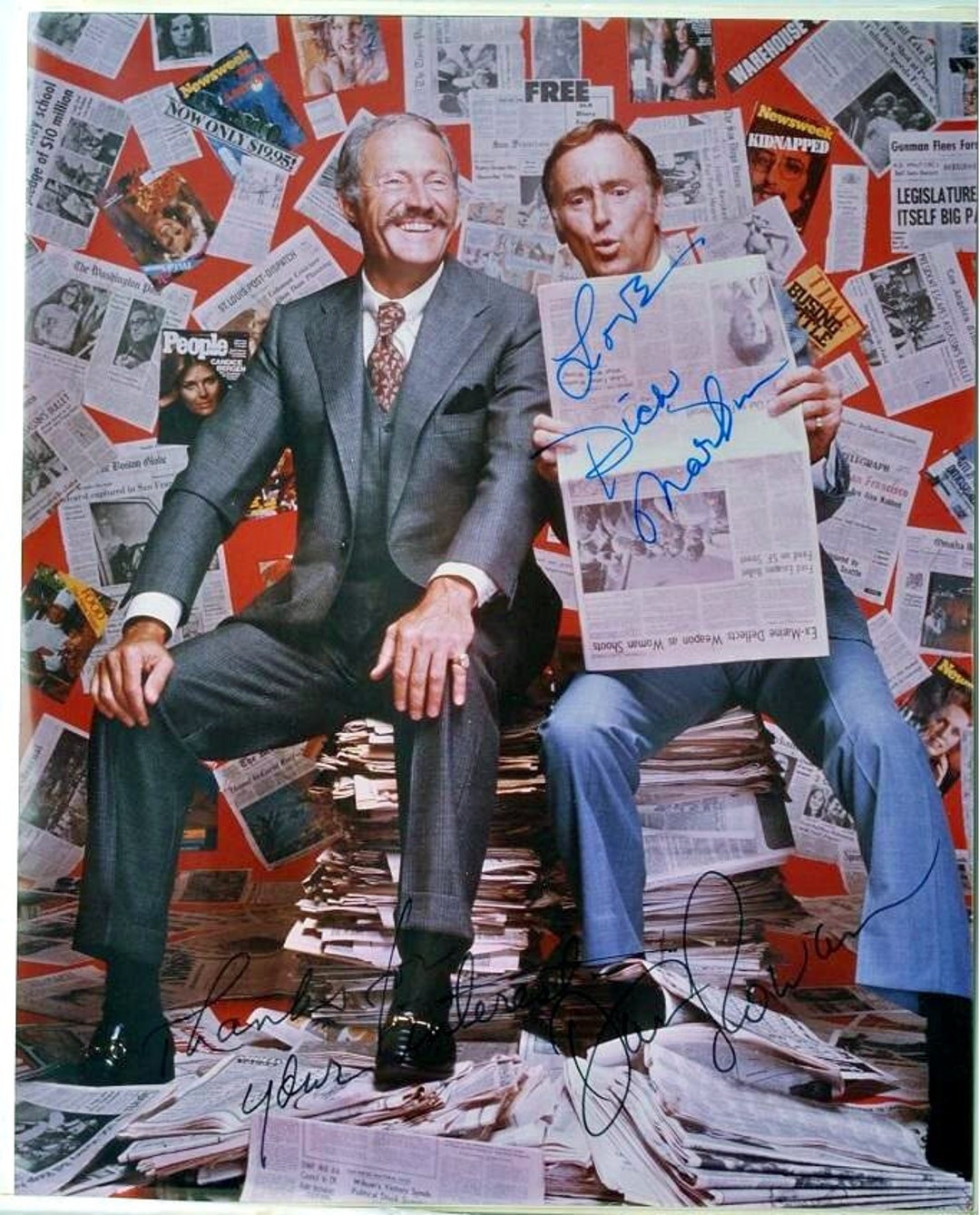 Rowan and Martin's Laugh-in Signed Photo – Dan Rowen and Dick Martin ...