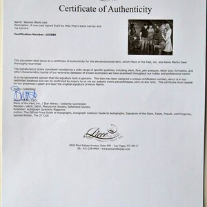 Wayne's World Cast Signed Photo X3 – Mike Myers, Dana Carvey, Tia ...