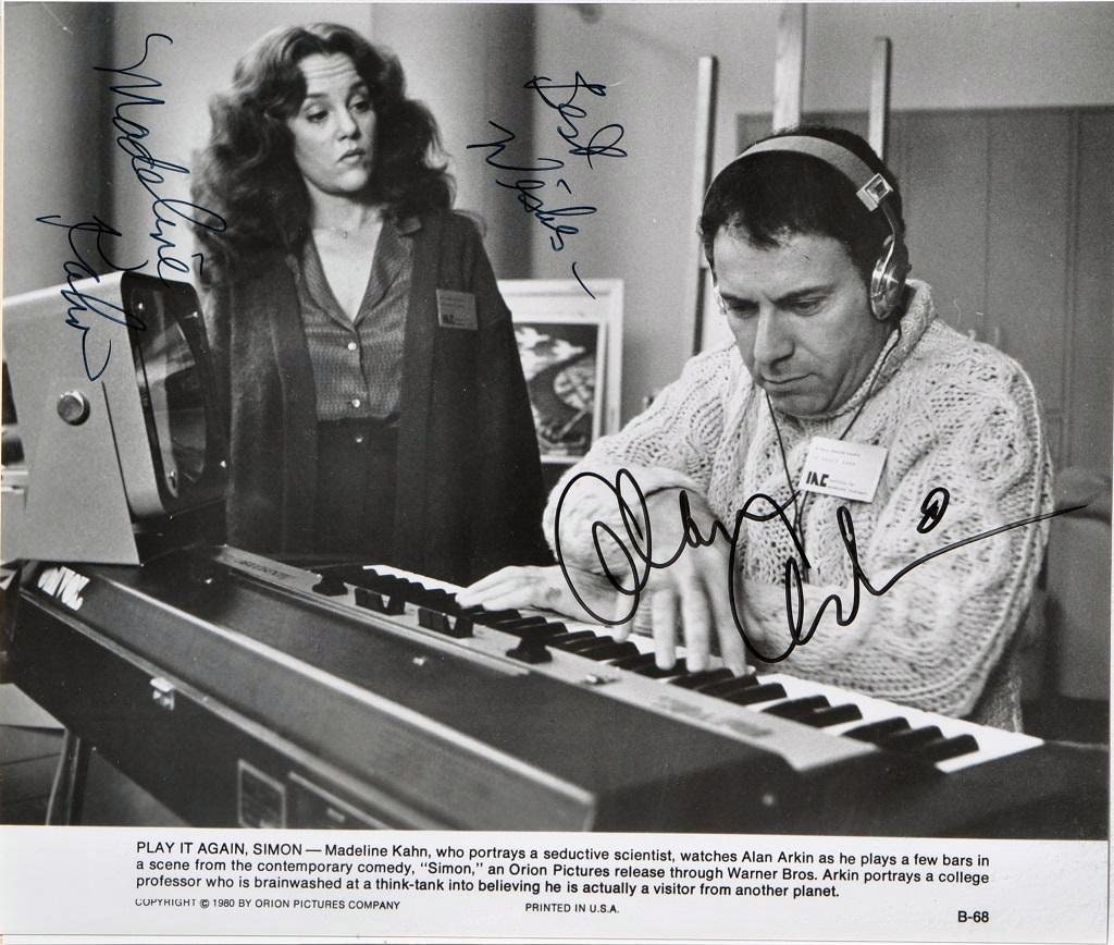 Alan Arkin & Madeline Kahn Signed Photo Simon W/COA - Etsy