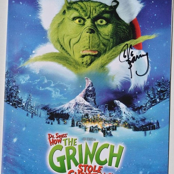 Jim Carrey Grinch Autograph - Etsy Jim Carrey Grinch Autograph - Etsy