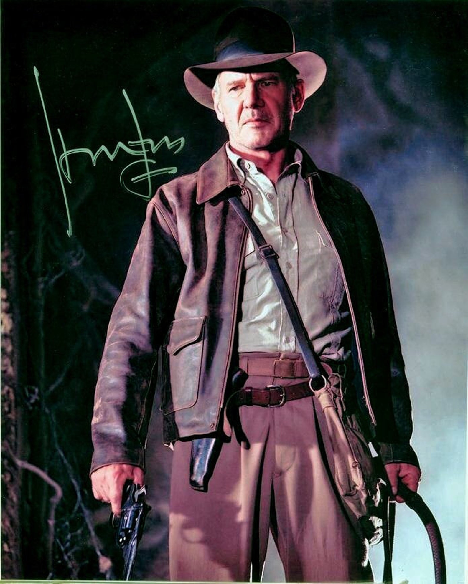 Harrison Ford Signed Photo - Indiana Jones Kingdom of the Crystal Skull ...