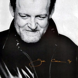 Joe Cocker Signed Photo With Unused Concert Ticket - Mad Dogs and ...