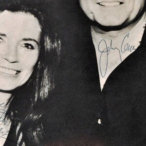 Johnny Cash & June Carter Signed Photo - W/COA - Etsy