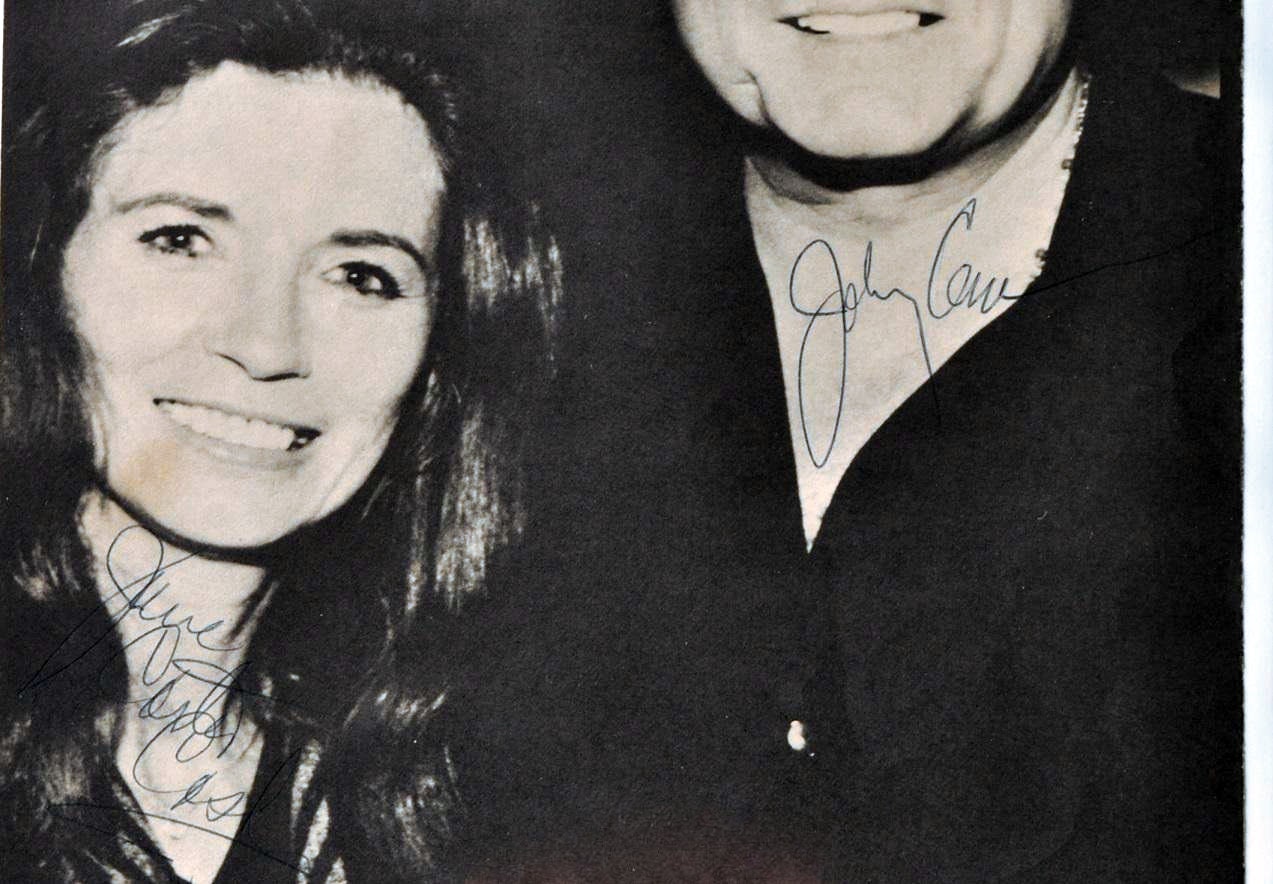 Johnny Cash & June Carter Signed Photo - W/COA - Etsy
