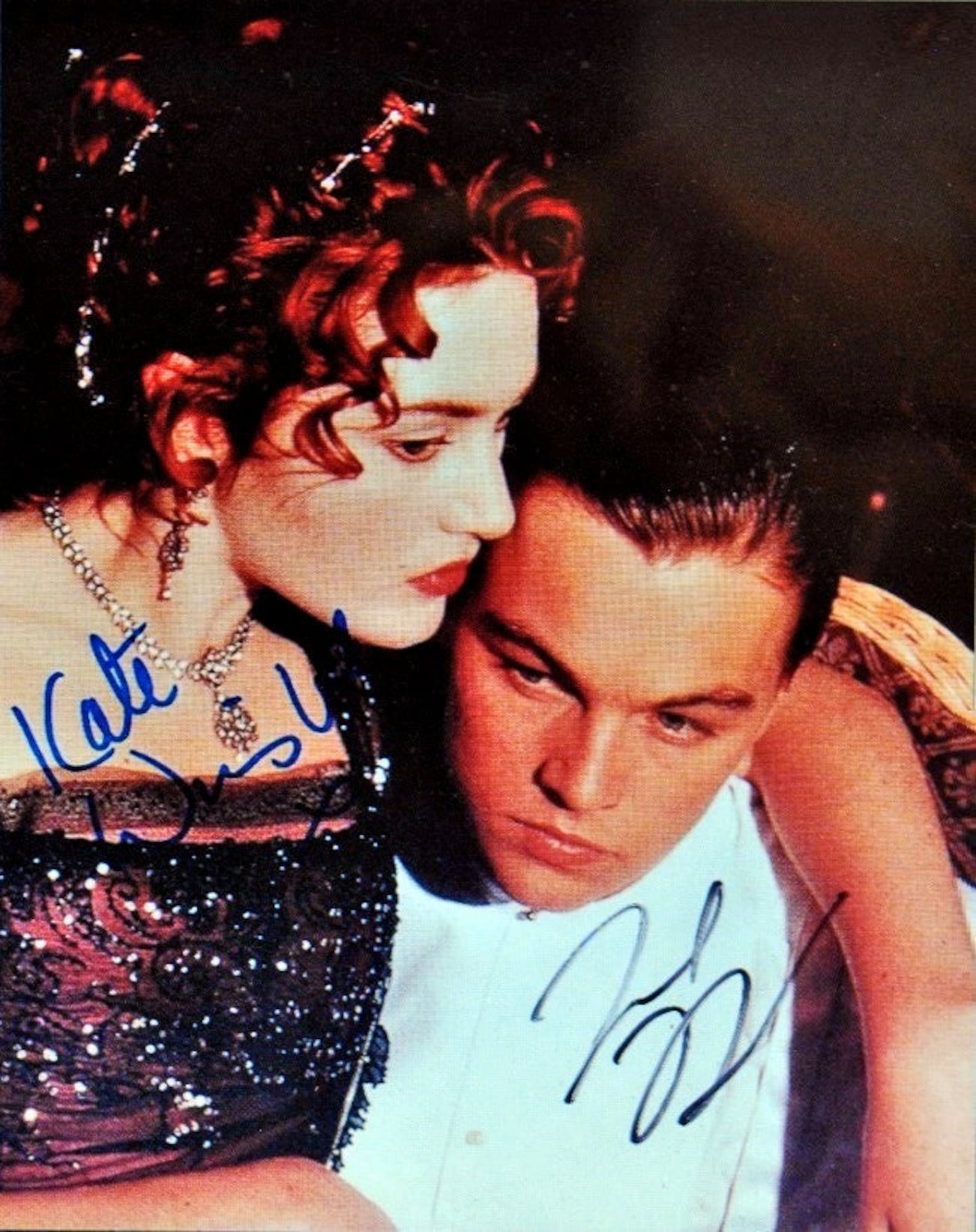 Titanic Cast Signed Photo X2 - Leonardo Dicaprio, Kate Winslet W/COA - Etsy