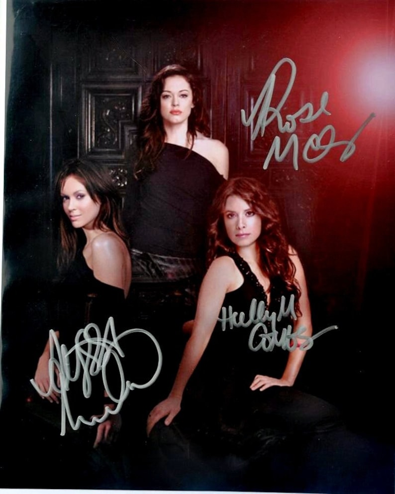 Charmed Cast Signed Photo X3 – Alyssa Milano, Shannen Doherty + W/COA ...