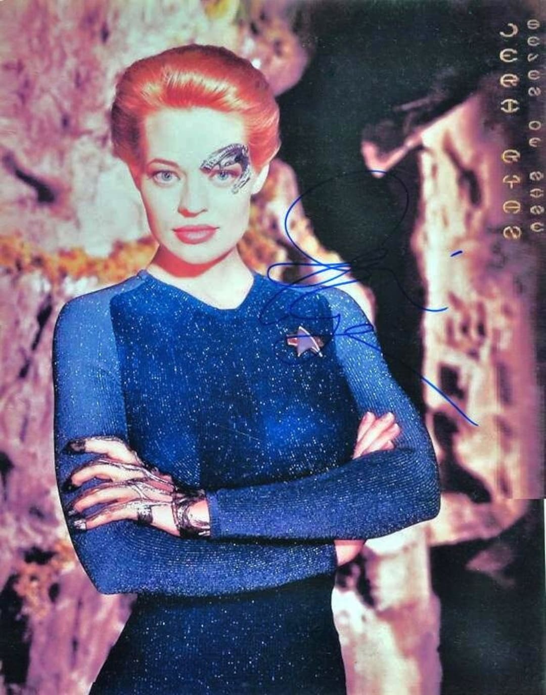 Jeri Ryan Signed Photo Star Trek Voyager, Seven of Nine W/COA - Etsy