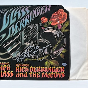 Rick Derringer and the Mccoys Signed Album Cover – All American Boy W ...
