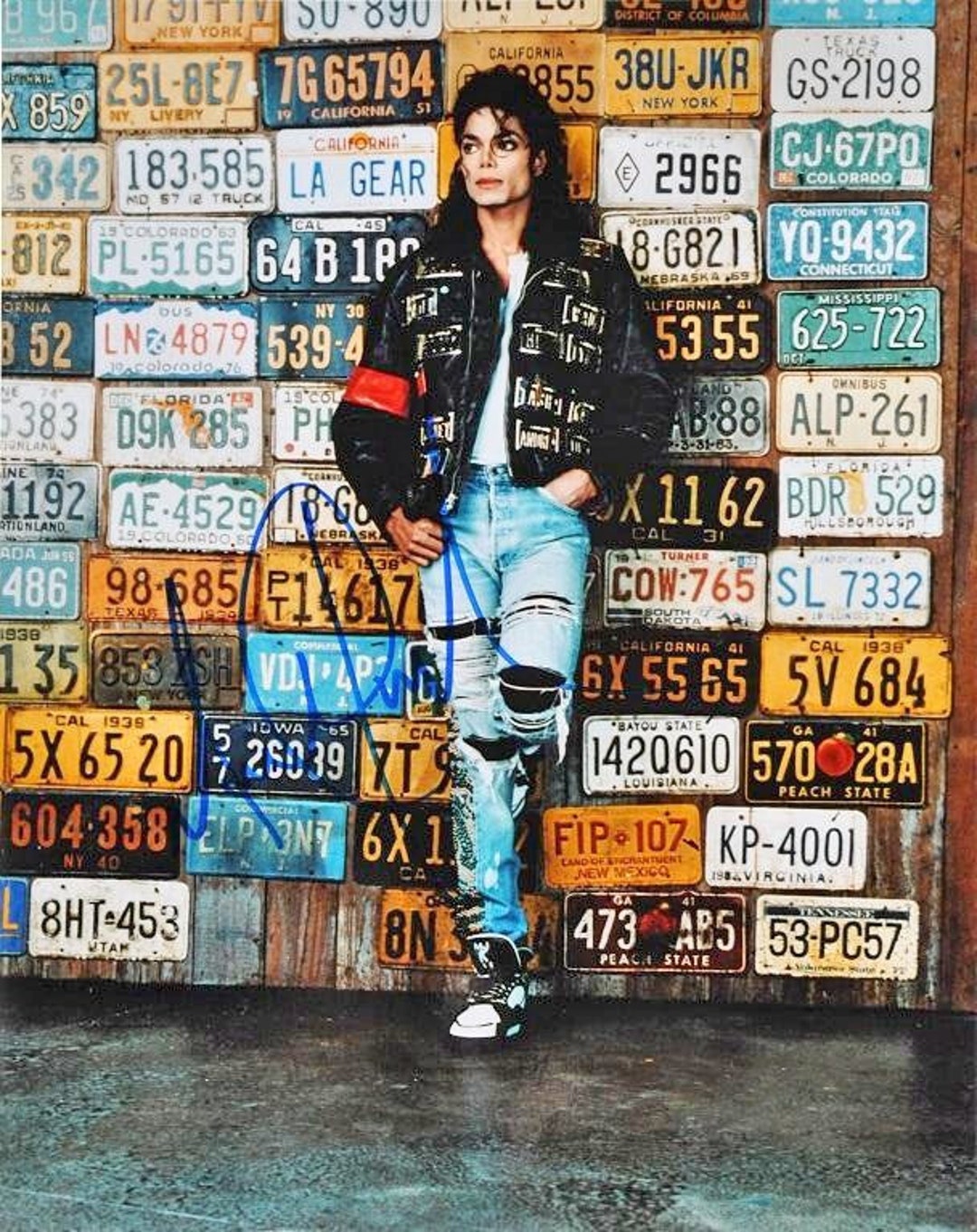 Michael Jackson Signed Autographed Photo - King of Pop W/COA - Etsy