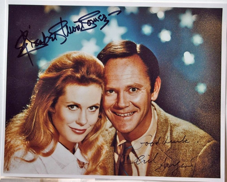 Elizabeth Montgomery And Dick Sargent Signed Photo Bewitched Wcoa Etsy