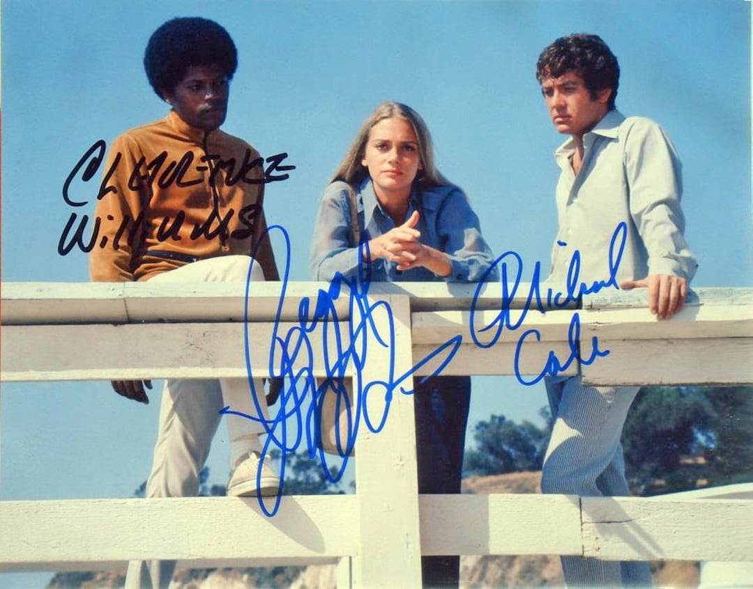 Mod Squad Cast Signed Photo X3 - Michael Cole, Peggy Lipton, Clarence ...