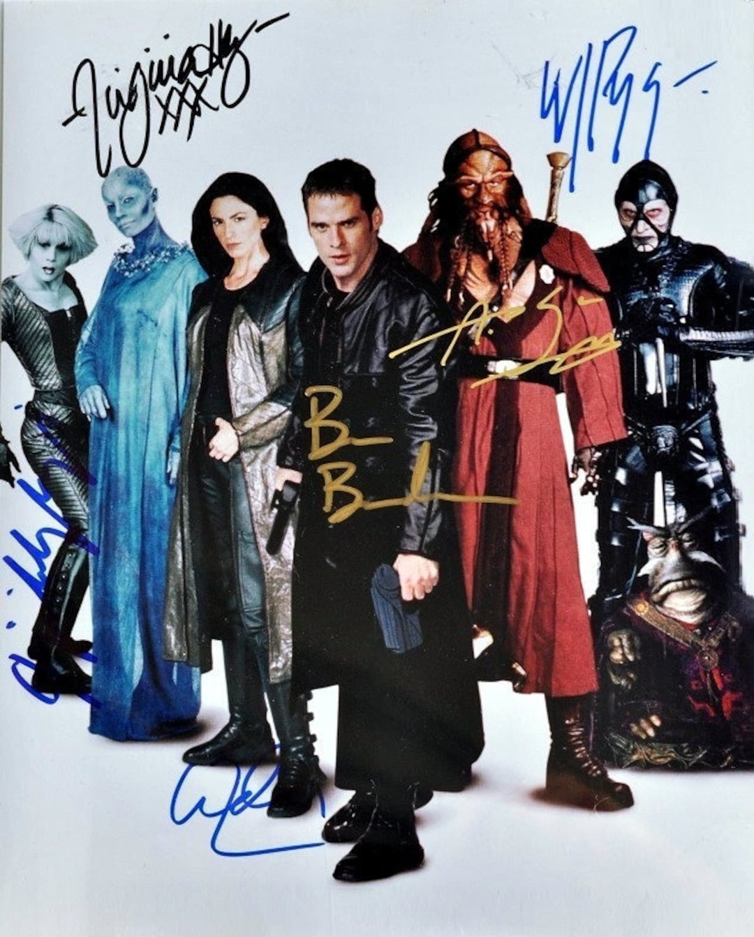 Farscape Cast Signed Photo X6 - Ben Browder, Claudia Black, Virginia ...