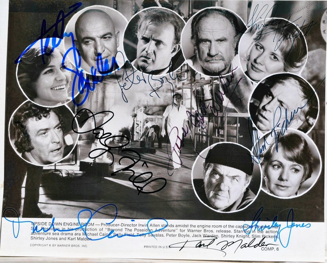 Beyond the Poseidon Adventure Cast Signed Photo X9 – Slim Pickens ...