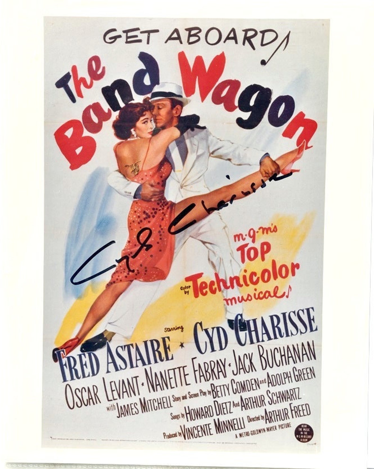 Cyd Charisse the Band Wagon Signed Photo Fred Astaire W/COA - Etsy