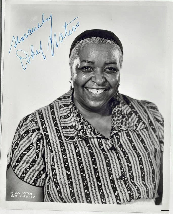 Ethel Waters Signed Photo - Heat Wave, Stormy Weather - W/COA - Etsy