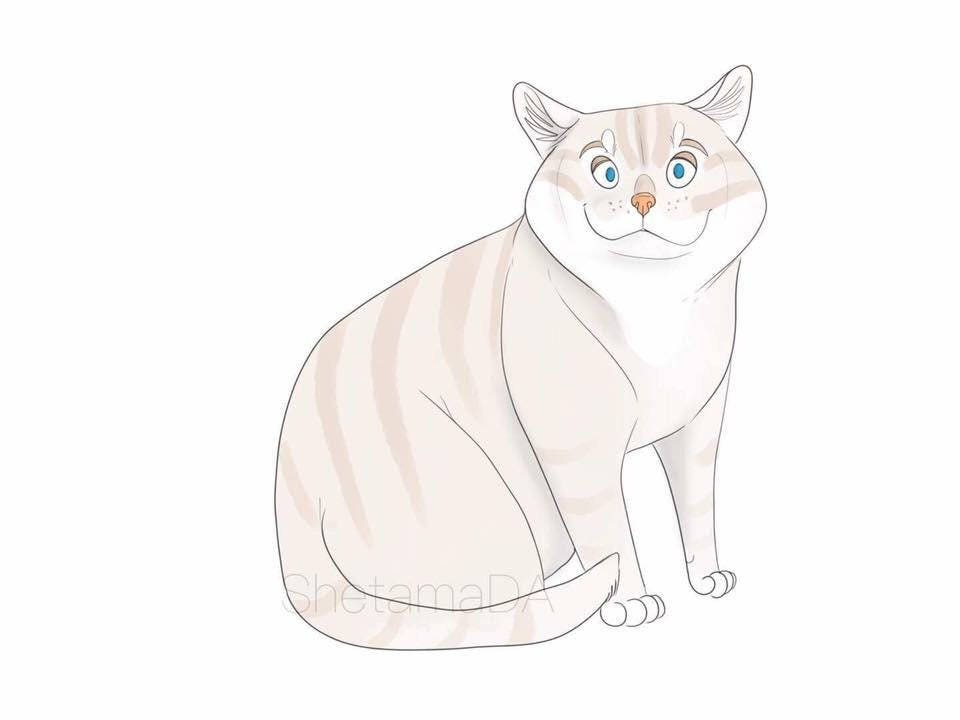 Custom Cat Portrait - Etsy