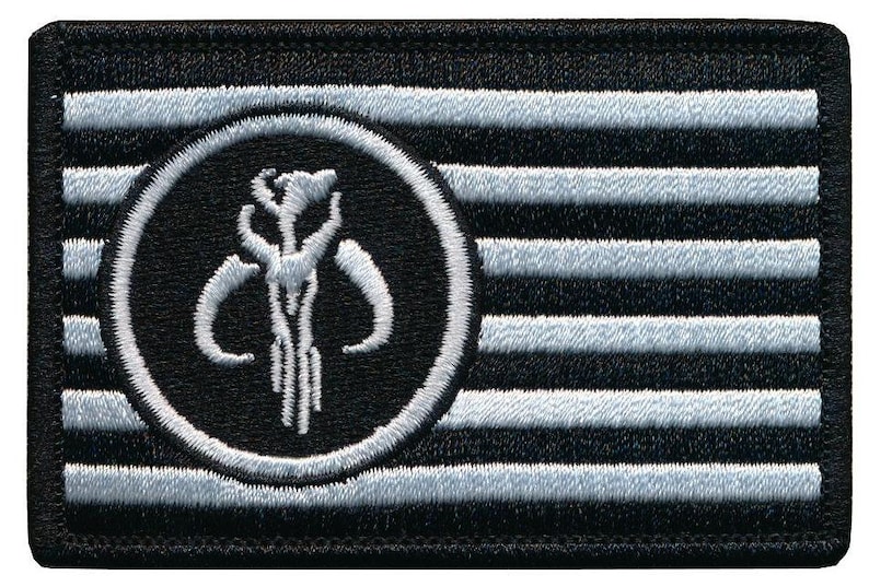 Mandalorian Flag Embroidered Patch - Etsy