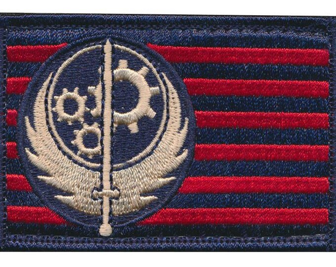Fallout Brotherhood of Steel Bos Embroidered Flag Patch - Etsy