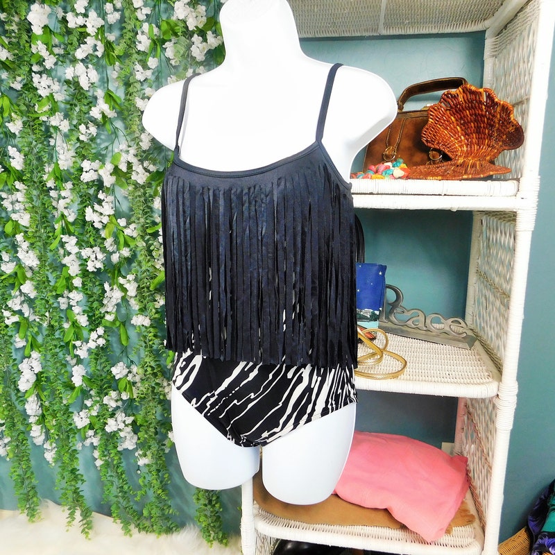Fringe Bathing Suit - Etsy