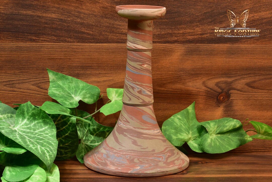 Niloak Pottery 1910-24 Mission Swirl Step Design Candle Holder - Etsy