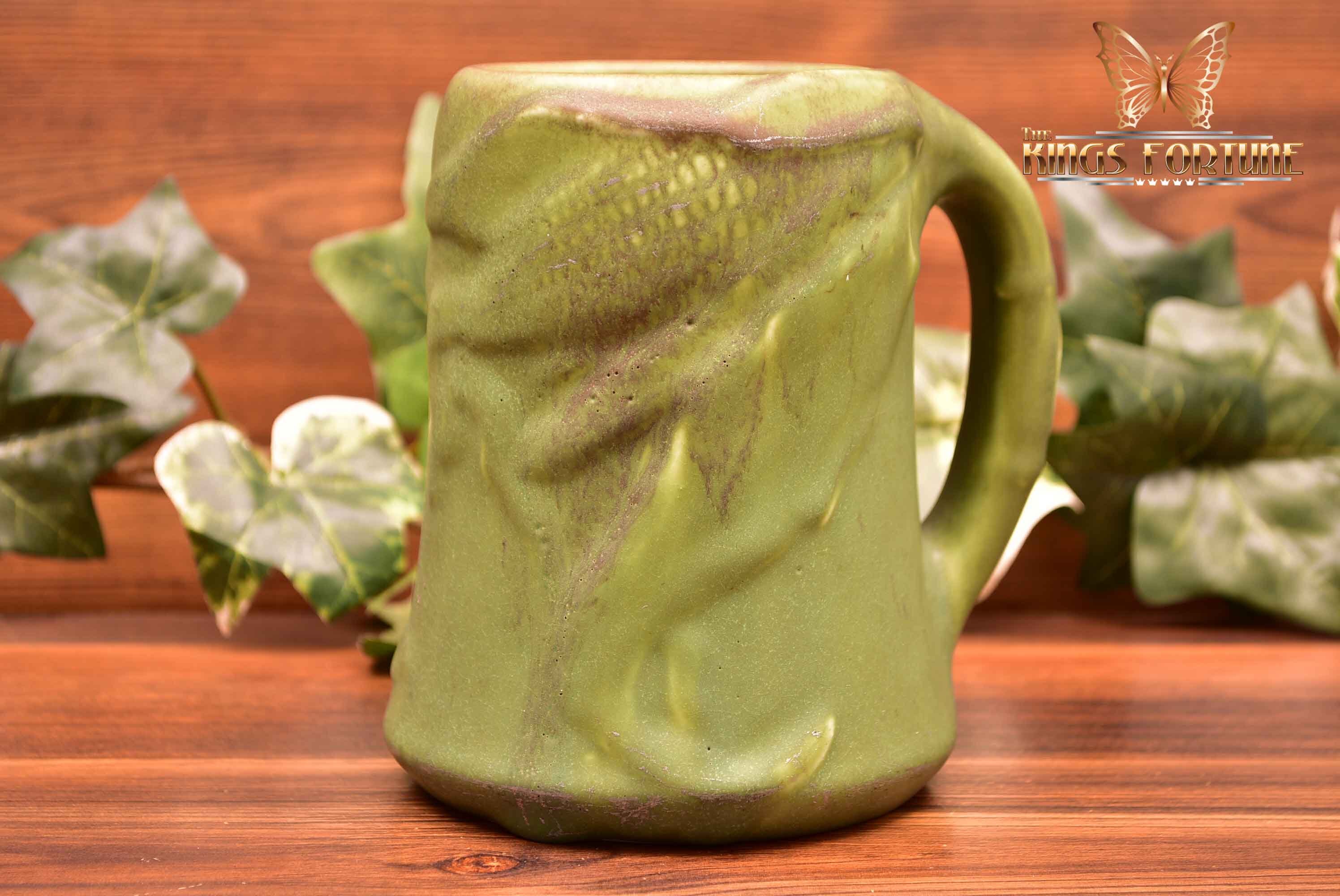 Rookwood Pottery Mat Green Corn Cob Mug Stein Form 332Z 992, 1906 - Etsy