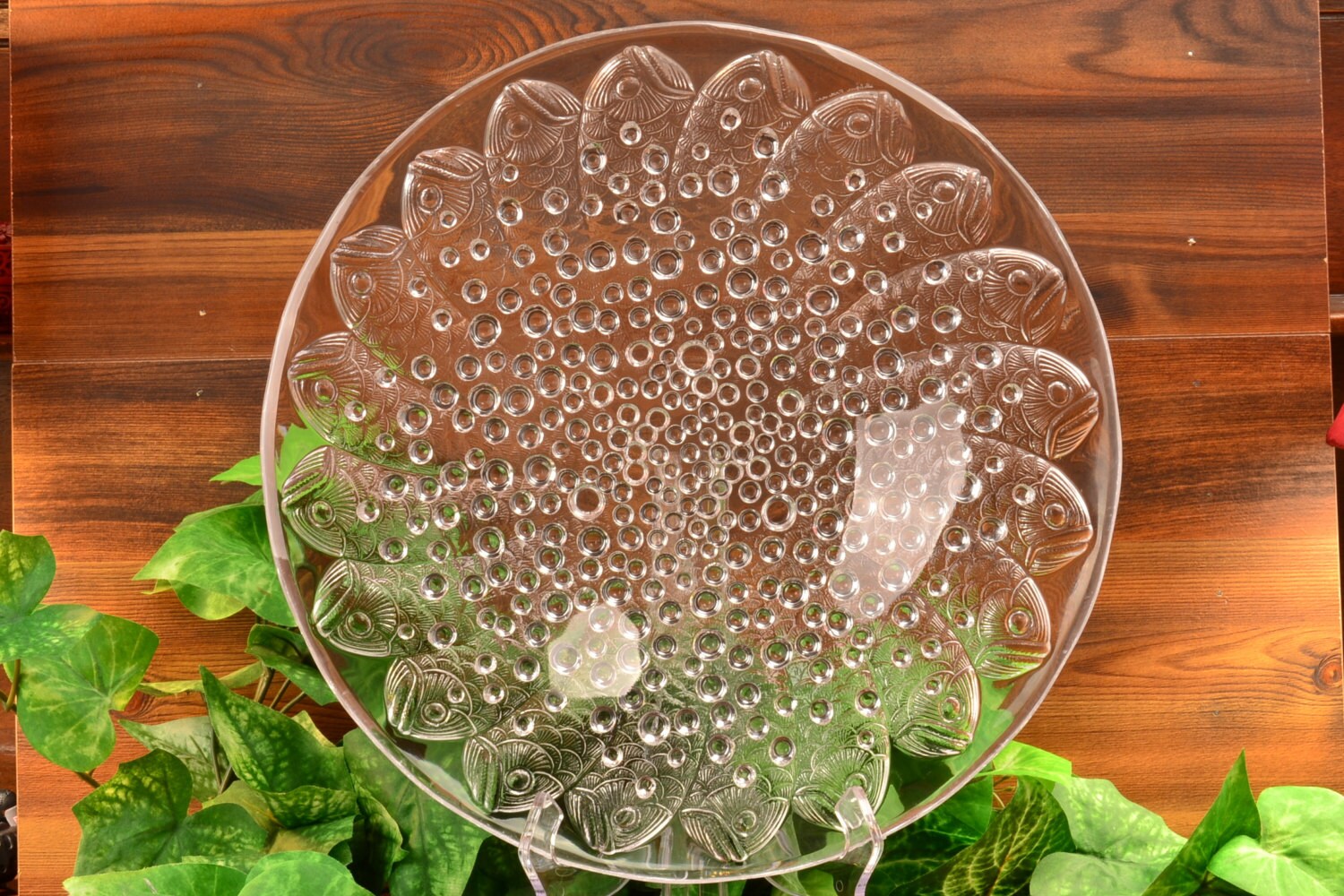 Lalique Crystal Bowl, Pre-1978 Roscoff Fish Bowl - Etsy