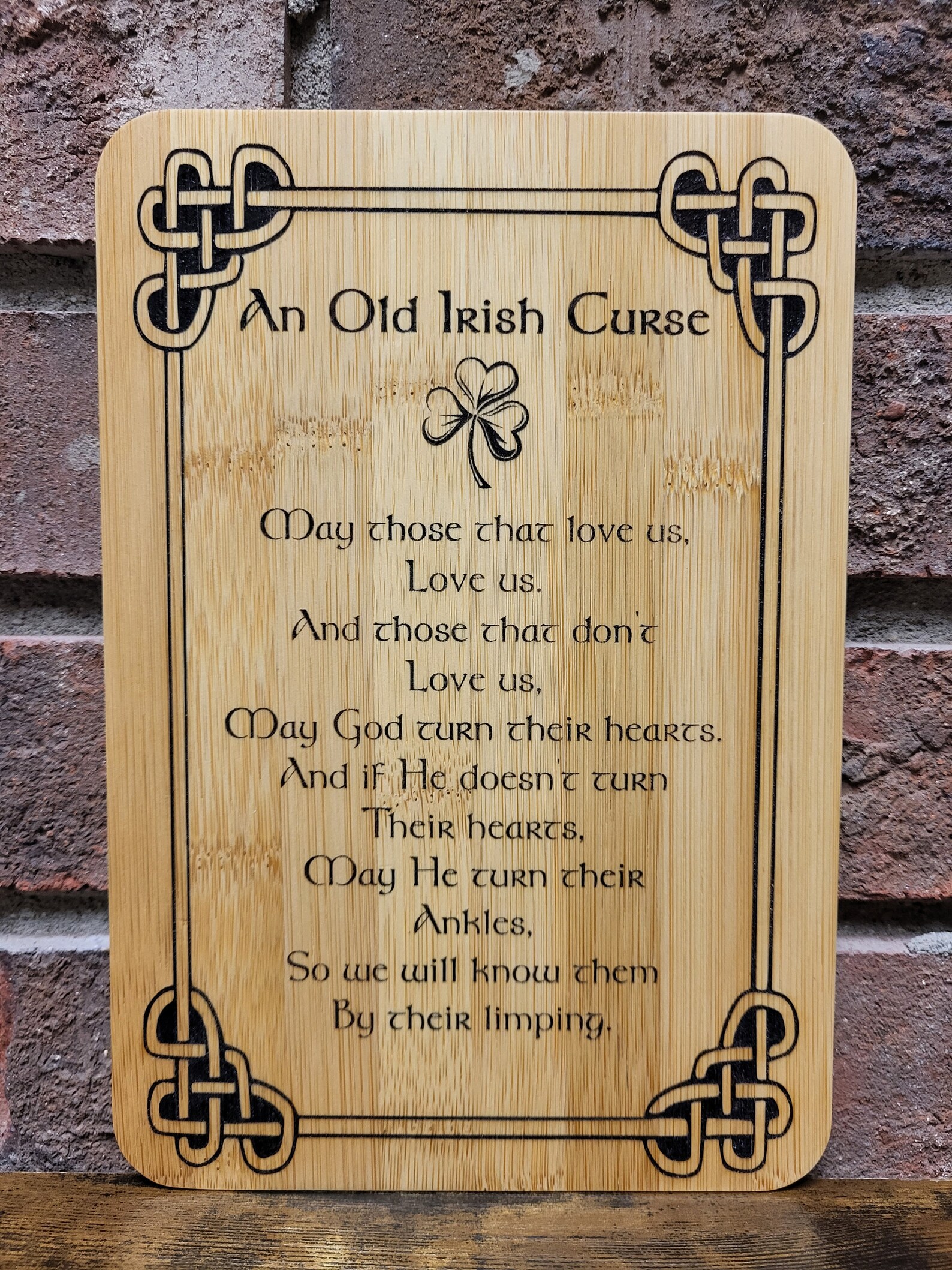 Irish Curse Plaque, Wall Decor - Etsy