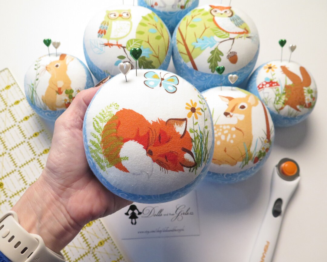 Choice of Woodland Animals Pincushion Gift for the Sewist - Etsy