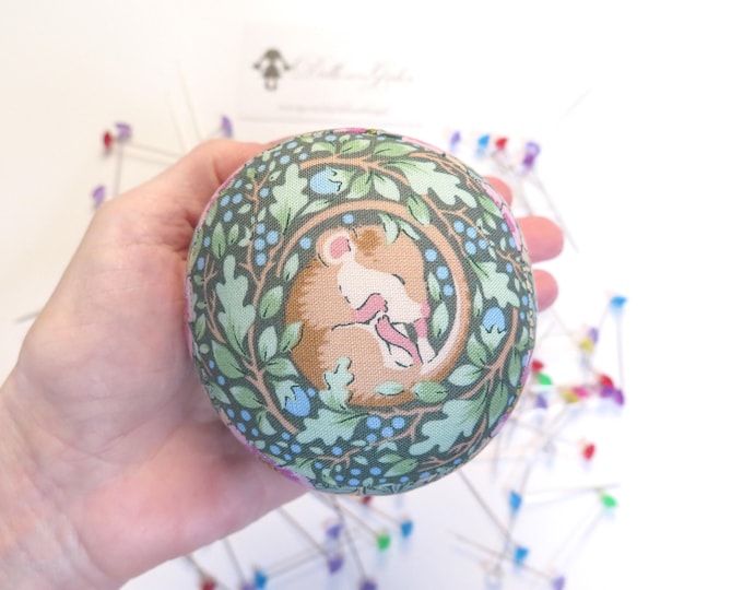 Mini Size Sleeping Mouse Pincushion (GREEN) -- Tilda Hibernation ...