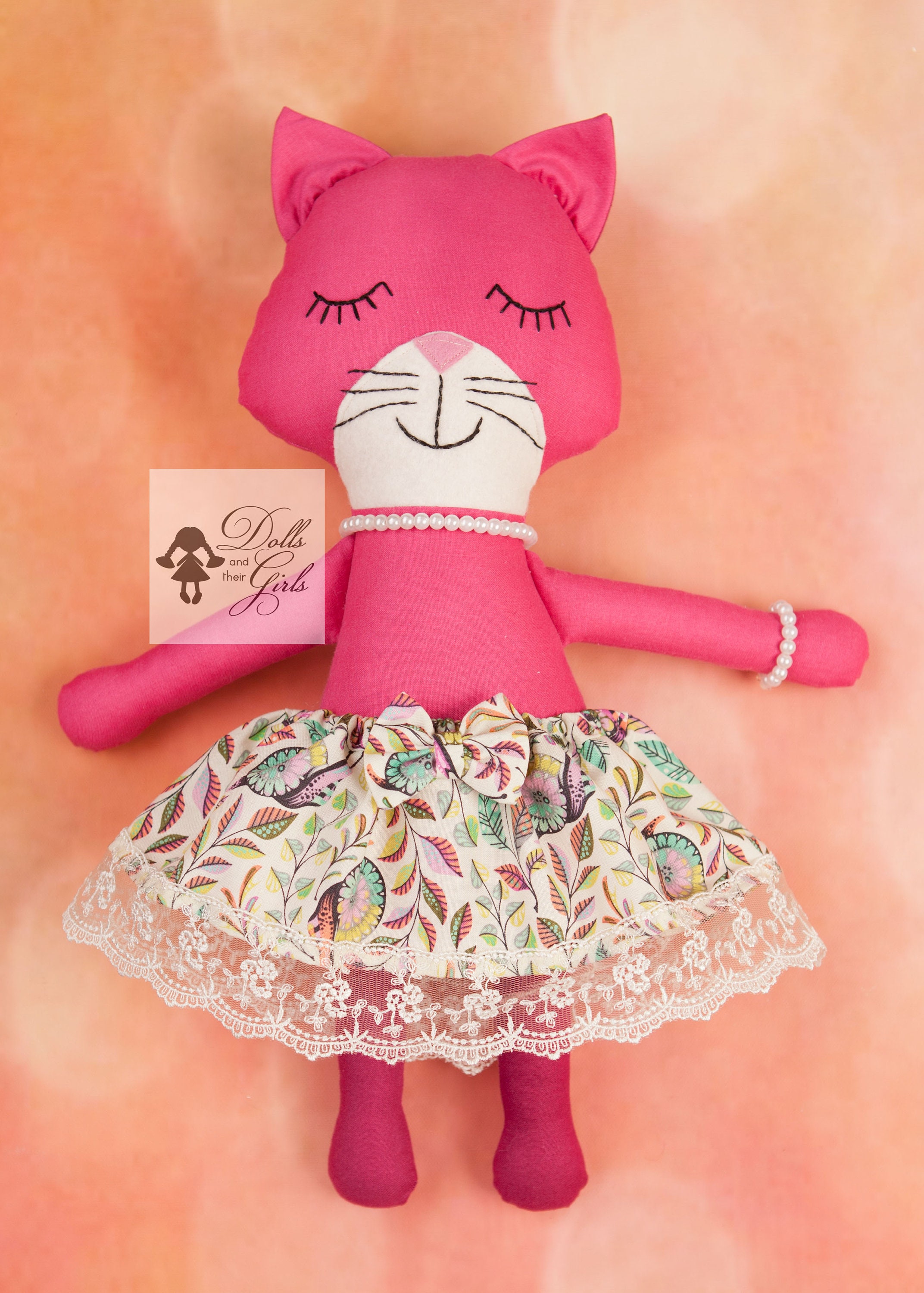 Cat Doll Pattern Kitty Doll Pattern Rag Doll Cat Pattern | Etsy