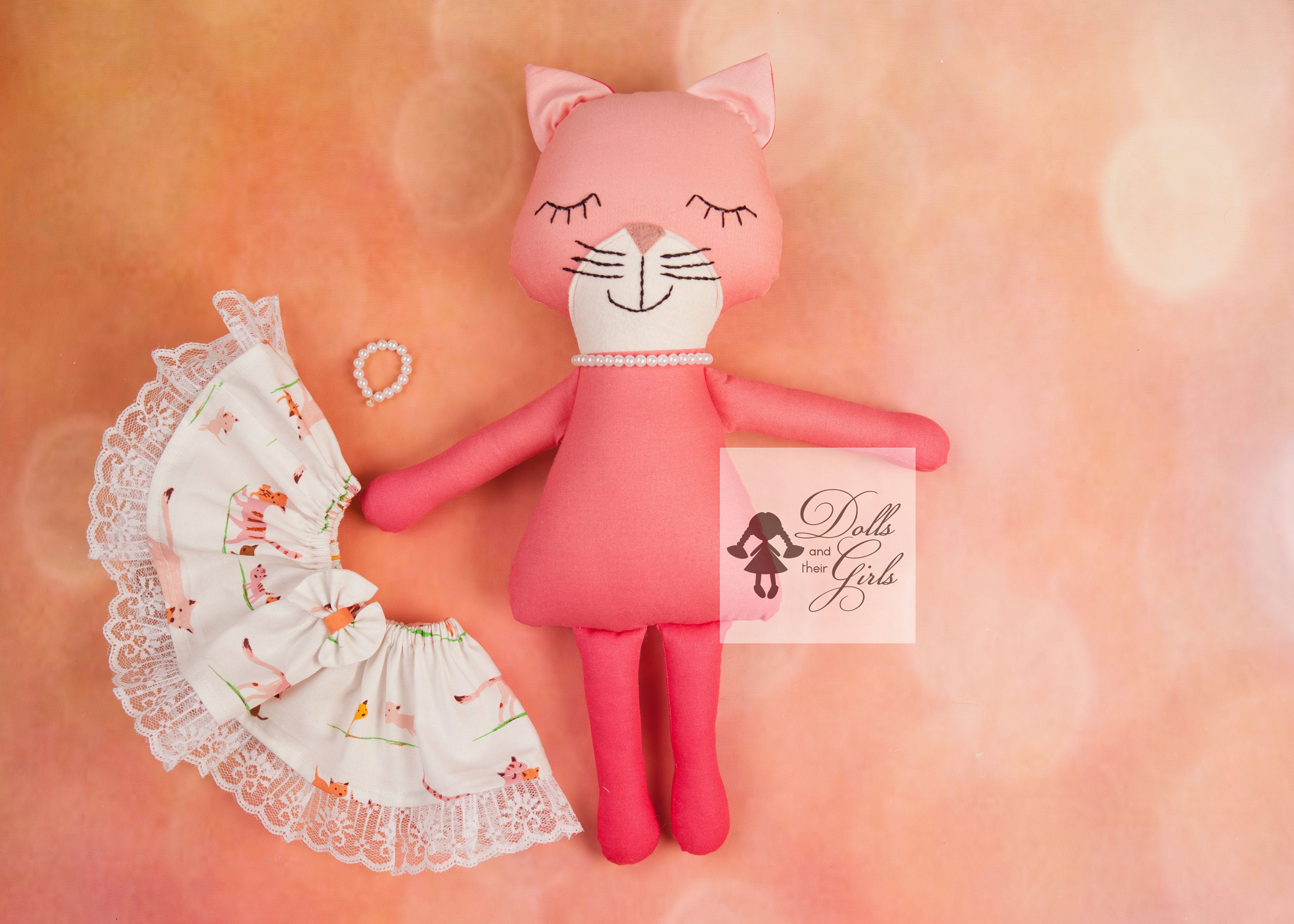 Cat Doll Pattern Kitty Doll Pattern Rag Doll Cat Pattern | Etsy