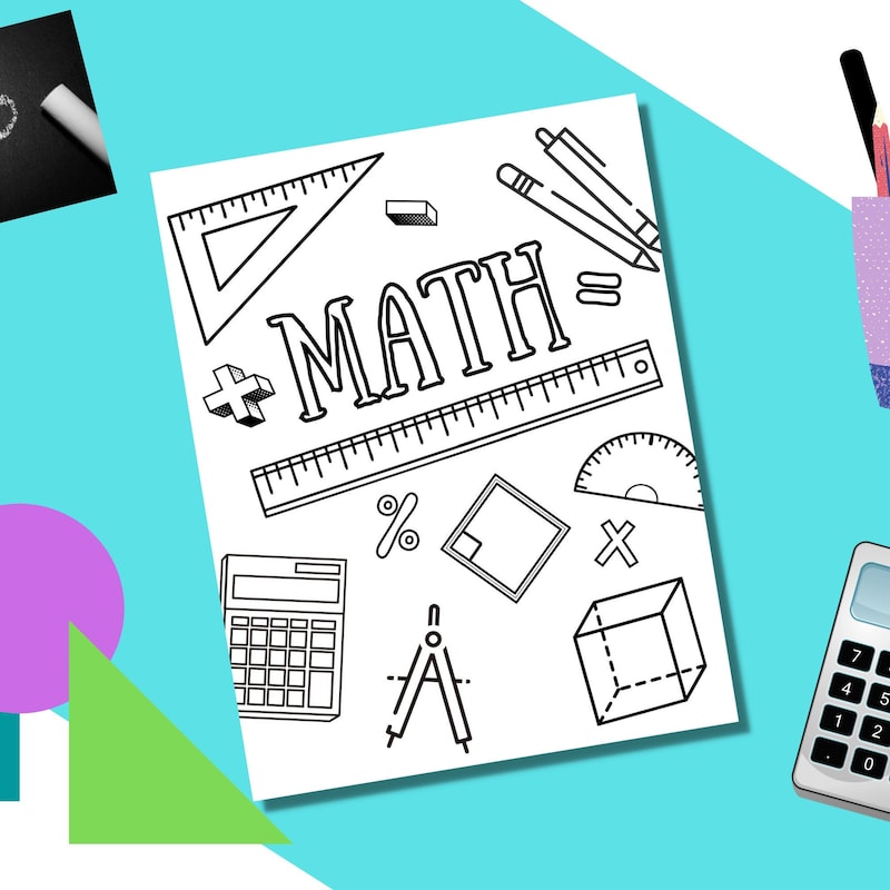 Math Binder Cover - Etsy